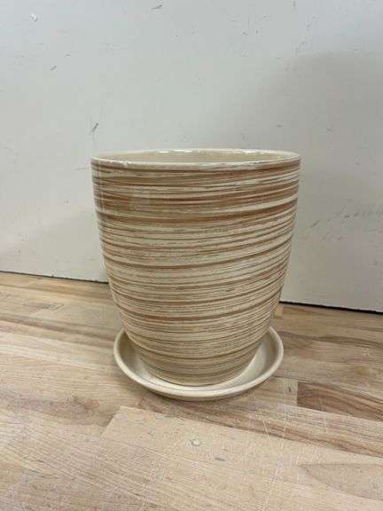 EPFAMILY 8in Plant Bot w/Drainage Hole & Saucer | Like New - Rio Grande ...