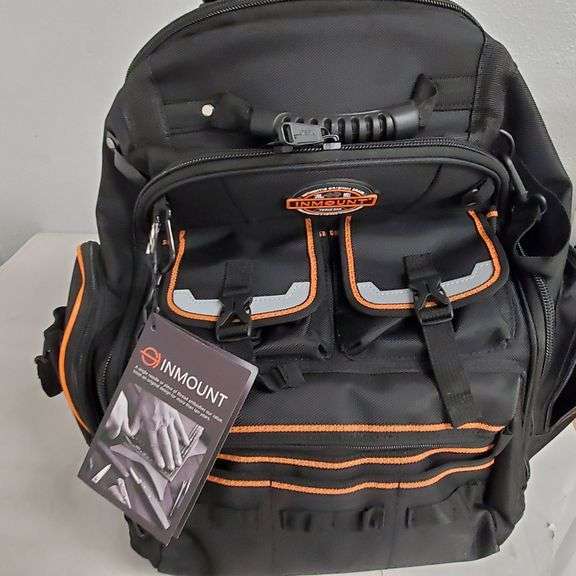 LOKASS Backpack Tool Bag Tool Backpack Heavy Duty Tool Organizer | Open ...