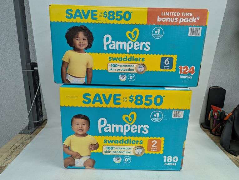 Pampers Bundle (Sizes 6 & 2) | Open Box | (See Condition Notes) - Rio ...