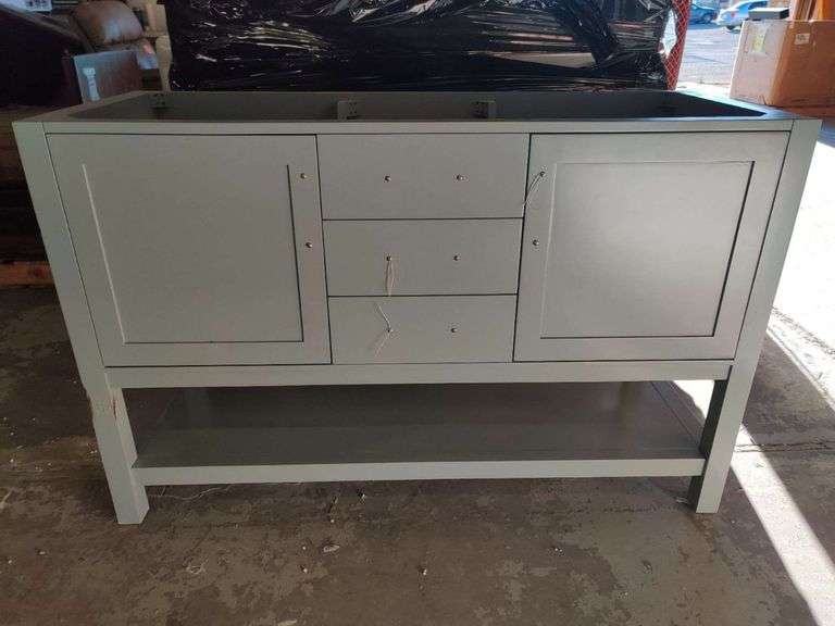 Bathroom Vanity, 54" W x 35" H x 21.5" D | Open Box | (See Condition ...