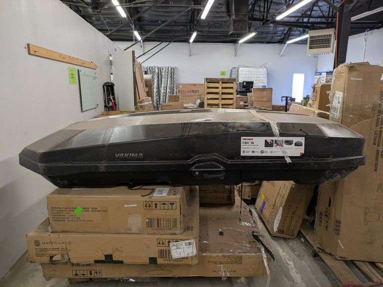 Yakima CBX 18 Roof Top Cargo Hard Carrier Box | Damaged | (See ...