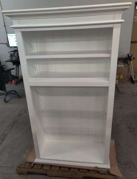 Jakeith Single Bay Hutch Top, 35.5" W x 59" H x 16" D | Open Box - Rio ...