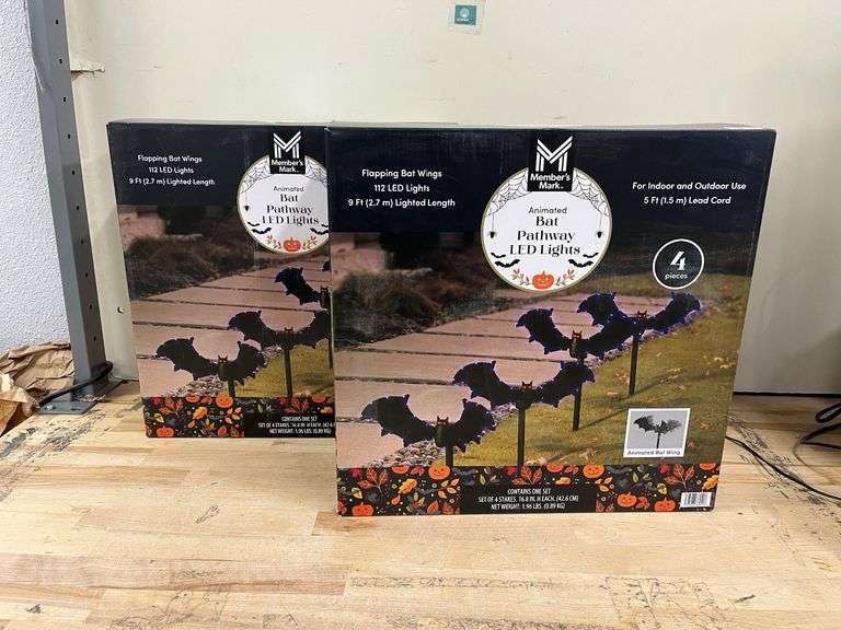 MEMBER'S MARK Animated Bat Pathway LED Lights, 9' Lighted Length | Like ...