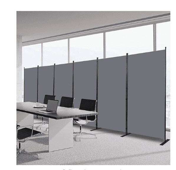 Room Divider 6FT Portable Room Dividers and Folding Privacy Screens ...