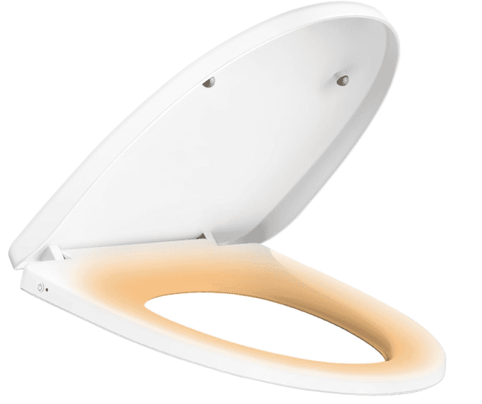 iliD Heated Toilet Seat, Elongated Three Levels of Seat Heating, 3D ...