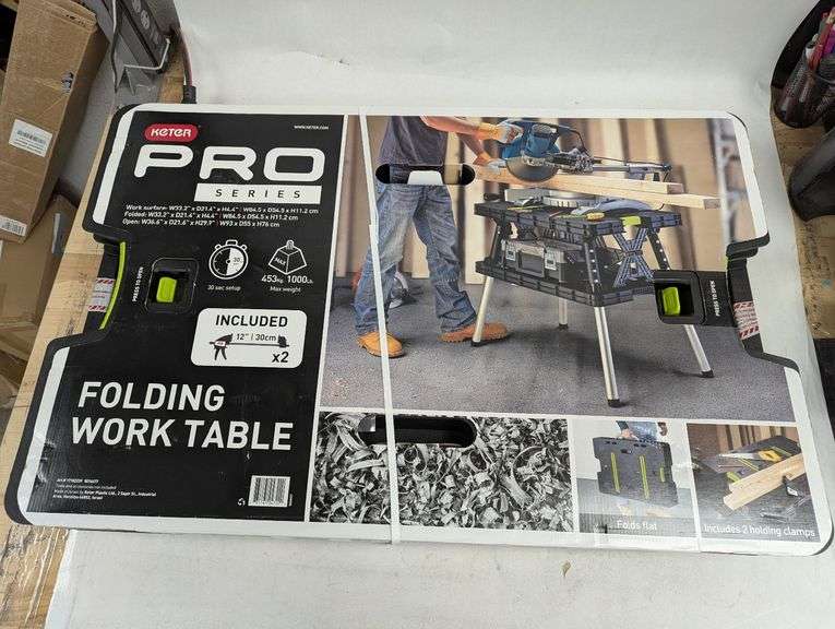 Keter PRO Series Folding Work Table | Like New - Rio Grande Trade