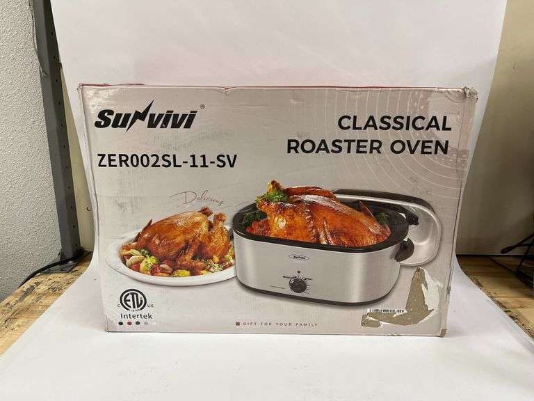 SUNVIVI Classical Roaster Oven | Open Box | (See Condition Notes) - Rio ...