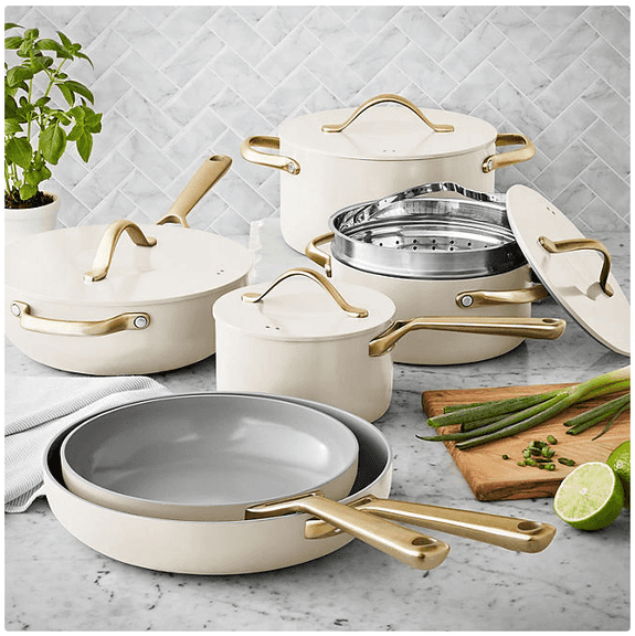 Member's Mark 11-Piece Modern Ceramic Cookware Set | Open Box | (See ...