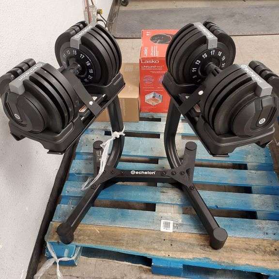 Echelon Adjustable Dumbbell Weights | Open Box | (See Condition Notes ...