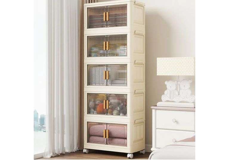 Fejrpkn 5 Tier Stackable Storage Bins w/Lids | Open Box | (See ...