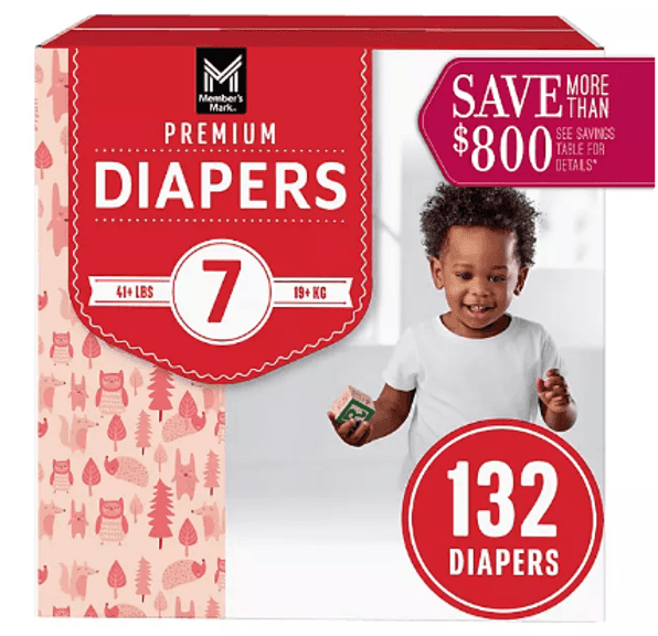 Member's Mark Premium Baby Diapers Size 7 | Open Box - Rio Grande Trade