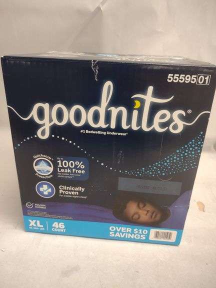Goodnites Bedwetting Underwear for Boys, XL (95 - 140+ lb.), 46 Count ...