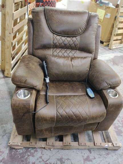 41" Wide Dual Motor Lift Chair Powered Sofa, Tested | Open Box | (See ...