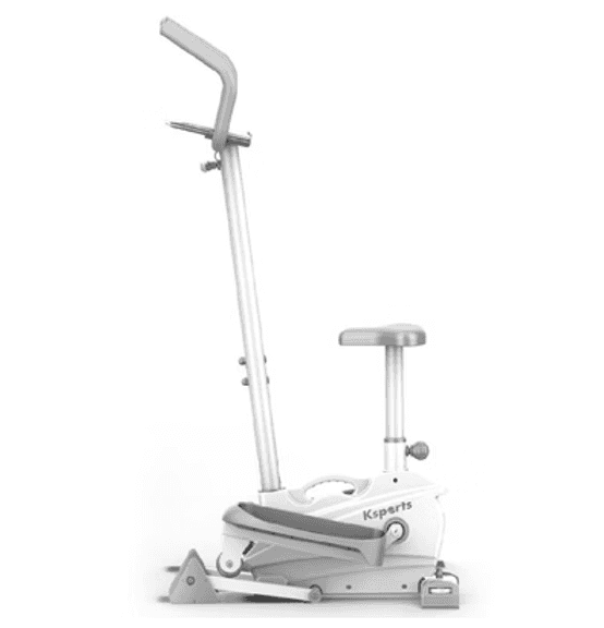 Ksports Mini Elliptical Machine with Seat, 3-Level Incline, & LED ...