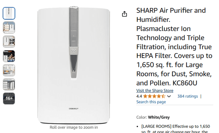 SHARP Air Purifier and Humidifier | Open Box - Rio Grande Trade