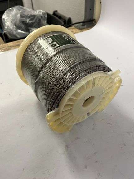 LUCKIN T316 Stainless Steel Braided Cable, 7x7, 1/8", 1000' | Open Box ...