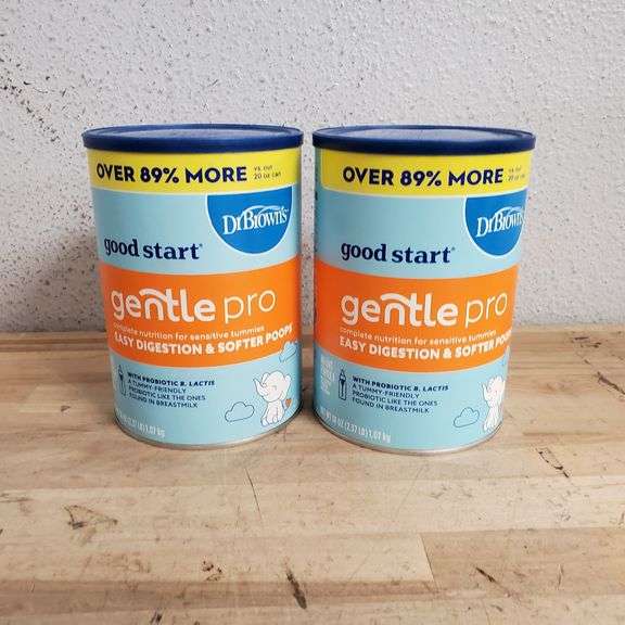 Good Start Dr. Brown’s Gentle Pro Baby Formula Powder 38 oz, 2pk | Like ...