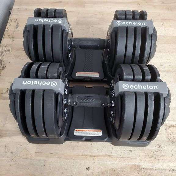 Echelon Adjustable Dumbbell Weights | Open Box | (See Condition Notes ...