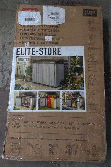 Keter Outdoor Storage Box & Patio Shed Enclosure | Open Box - Rio ...