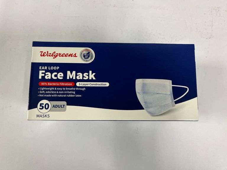 WALGREENS Ear Loop Face Masks for Adults, 250ct | Like New | (See ...