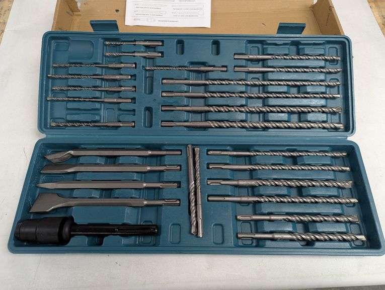 YOSIGHT 27pc SDS-Plus Hammer Drill Bit And Chisel Set | Open Box | (See ...