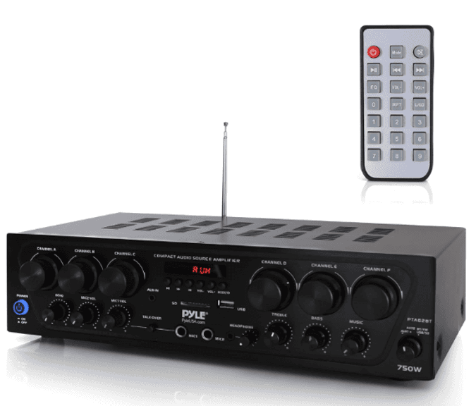 Pyle Wireless Bluetooth Home Audio Amplifier System | Open Box - Rio ...