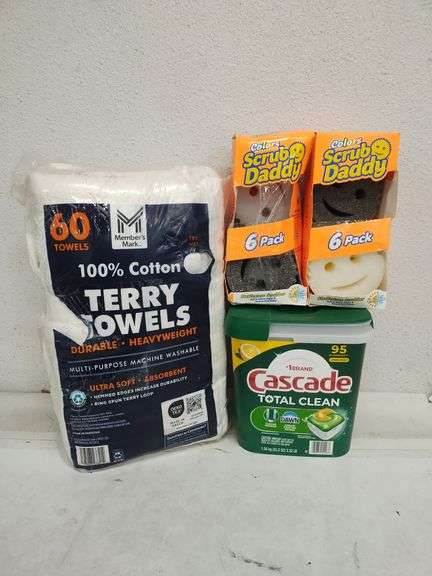 Kitchen Cleaning Supplies: Scrub Daddy, Cascade Dishwasher Tabs, And ...