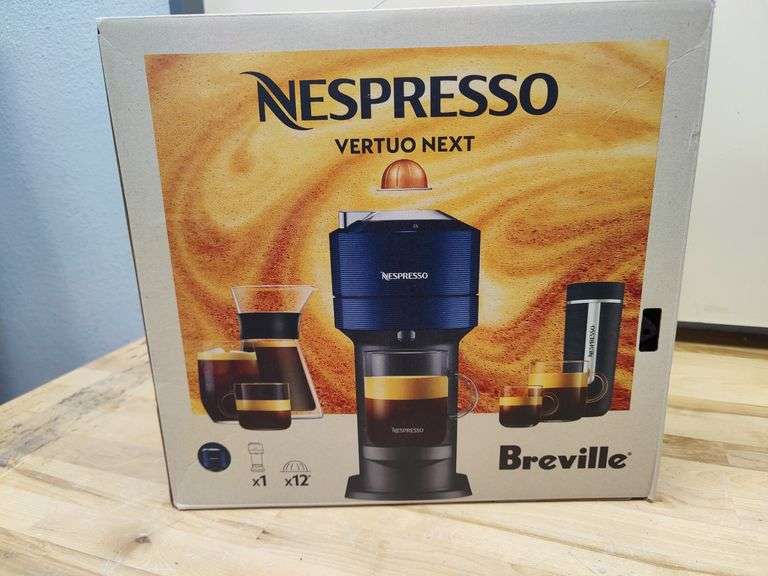Breville Nespresso Vertuo Next Coffee & Espresso Maker Navy | Open Box ...
