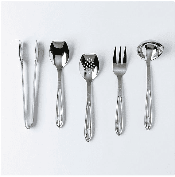 All-Clad Cook & Serve 5-piece Stainless Steel Kitchen Tool Set | Open ...