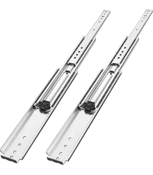 Heavy Duty Drawer Slides, 500lbs Cap., 20" | Open Box | (See Condition ...