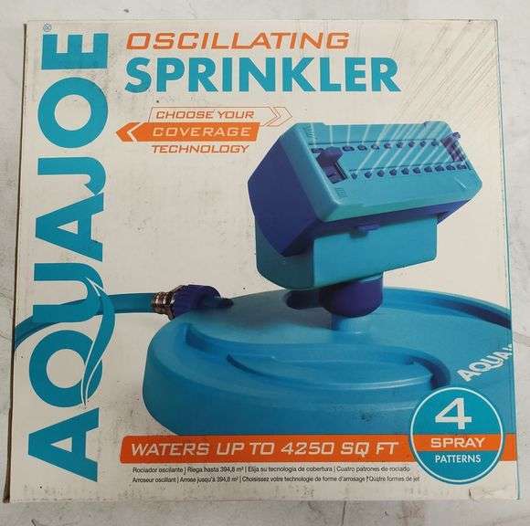 AquaJoe Oscillating Sprinkler | Open Box | (See Condition Notes) - Rio ...
