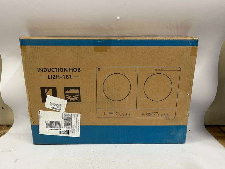 2-Zone Portable Induction Cooktop | Open Box | (See Condition Notes ...
