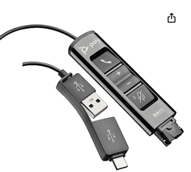 Poly USB-A/USB-C Digital Adapter (40 Count) | Open Box | (See Condition ...