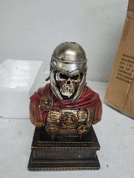Roman Empire Undead Centurion Warrior Resin Statue | Open Box | (See ...