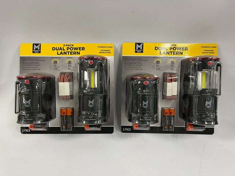 MEMBER'S MARK Dual Power Lanterns Bundle, 2pc | Open Box - Rio Grande Trade