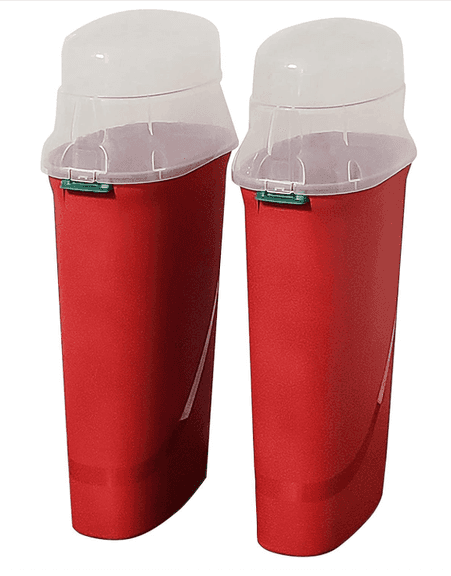 HOMZ 30-In Vertical 20 Roll Gift Wrap Storage Containers. | Open Box ...