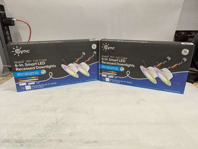 Cync Full Color Smart Recessed Can Retrofit (2 Pack) 2 Boxes | Like New ...
