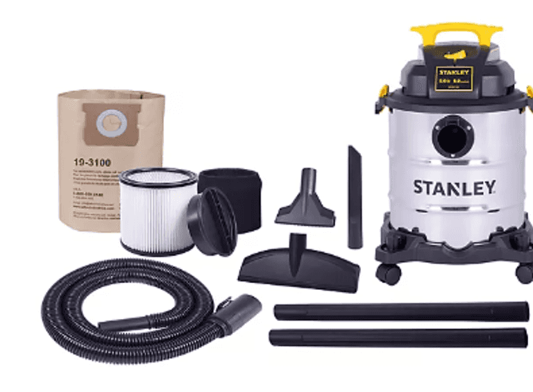 Stanley 6 Gallon Wet/Dry Vacuum 5.0- Peak HP Stainless Steel | Open Box ...