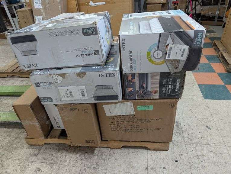 Pallet Of Miscellaneous Intex Inflatables | Open Box - Rio Grande Trade