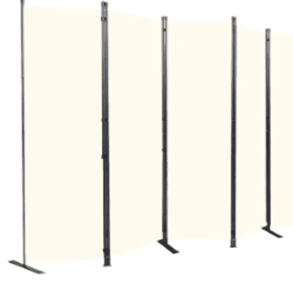 Room Dividers and Folding Privacy Screens | Open Box | (See Condition ...