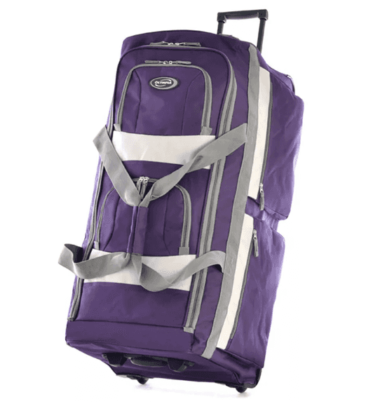 Olympia 8 Pocket U Shape Rolling Duffel Luggage Bag | Open Box | (See ...