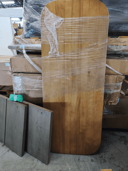 Solid Wood Dining Table, 31" H x 31.5" W x 72" L | Open Box - Rio ...