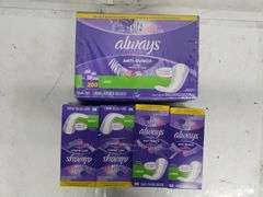 Always Anti-Bunch Liners 50 Count (8 Boxes), Always Ultra Thin Regular ...