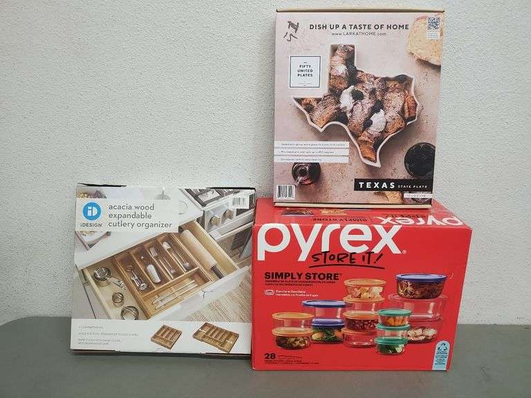 Kitchen Supplies Bundle: Pyrex 28 Piece Glass Storage Containers ...