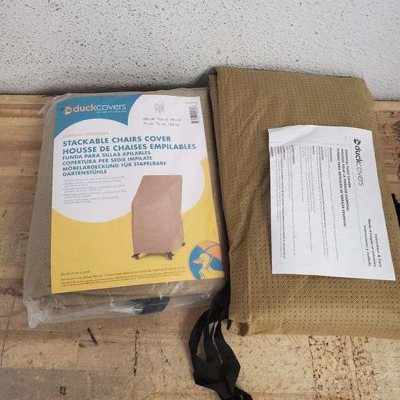 Duck Covers Stackable Chairs Cover Set Of 2 | Open Box | (See Condition ...