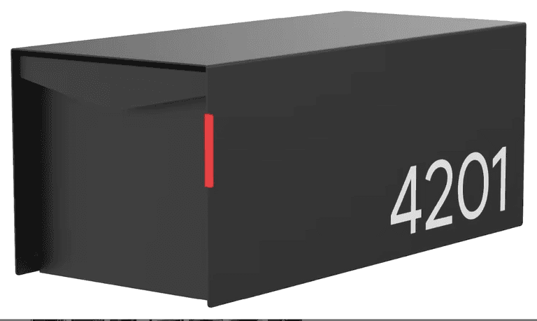Olio Home Mailbox |Flat top.20.5” x 9.2” x 8.5” | Open Box | (See ...