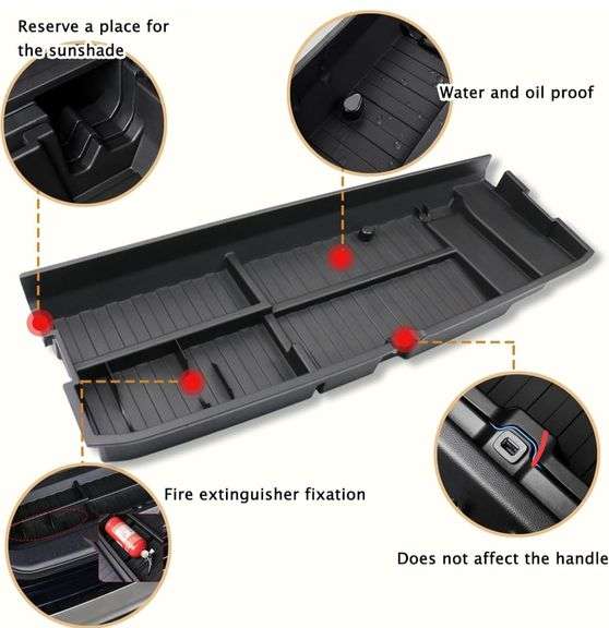 GearUp Rear Trunk Storage Box For Toyora Highlander | Open Box | (See ...