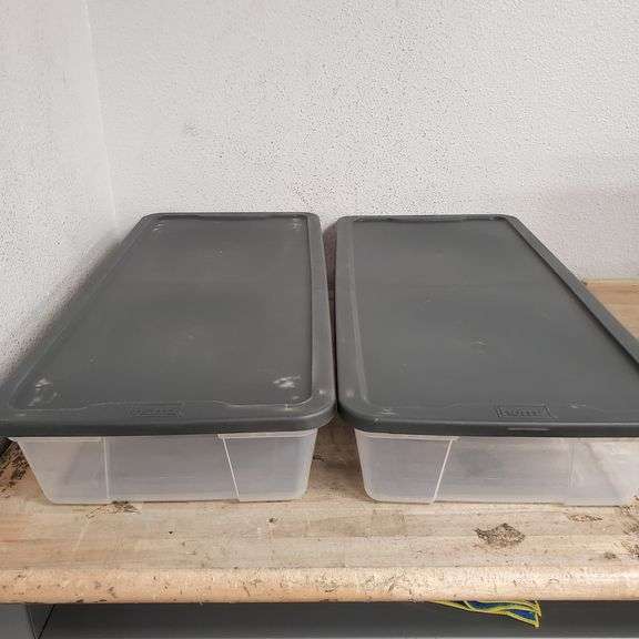 Homz Storage Bins (2 ct) | Open Box | (See Condition Notes) - Rio ...