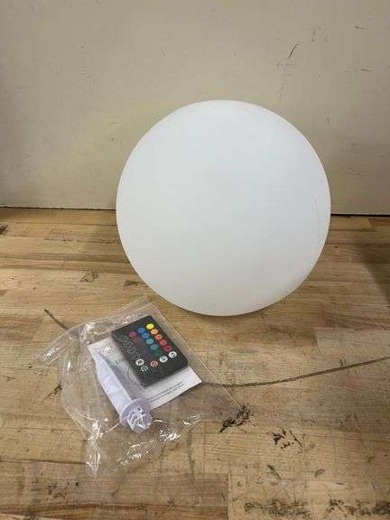 KEROVI Solar Globe Light, 10" | Open Box | (See Condition Notes) - Rio ...