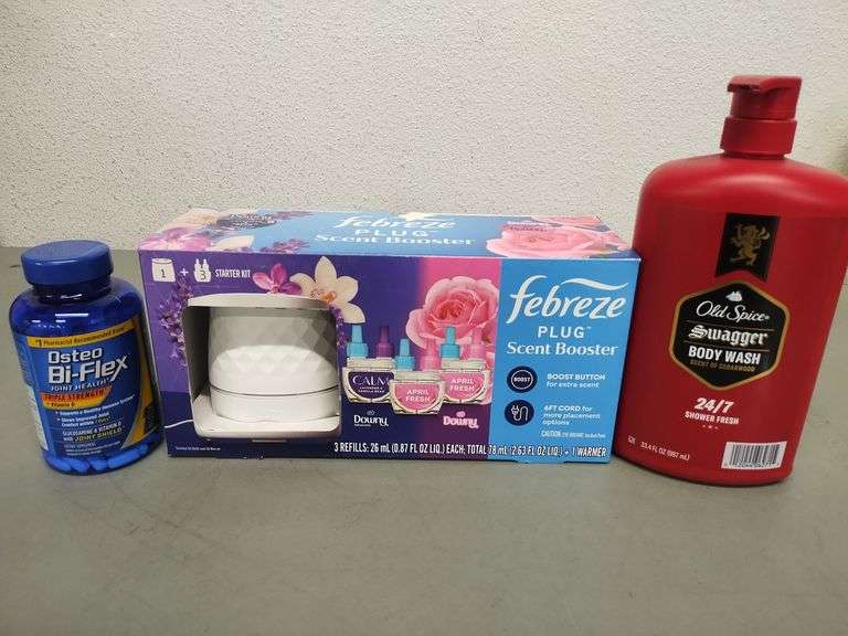 Bundle-Osteo Bi-Flex Joint Health/Old Spice Swagger Body Wash/Febreze ...